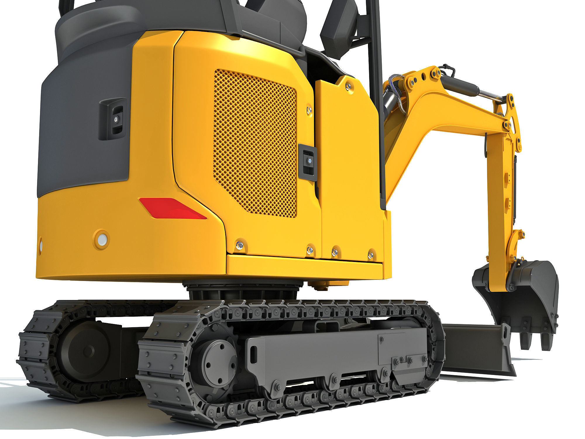 Mini Excavator 3D model | CGTrader