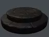 Stone Step free VR / AR / low-poly 3D model | CGTrader