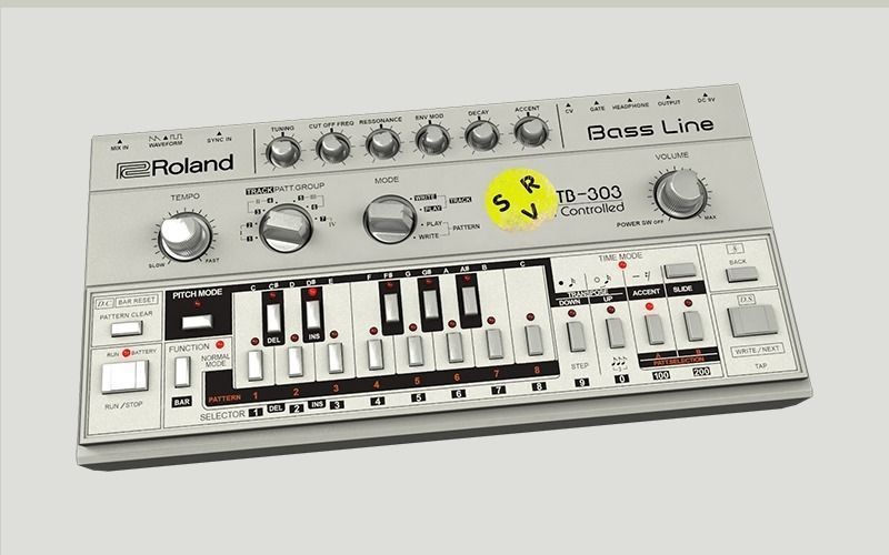 Roland TB - 303 Rigged 3D model rigged | CGTrader