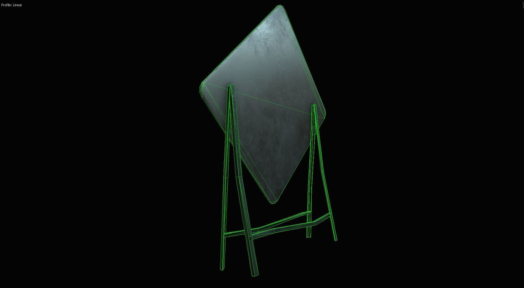 HQ Road Sign free VR / AR / low-poly 3D model | CGTrader