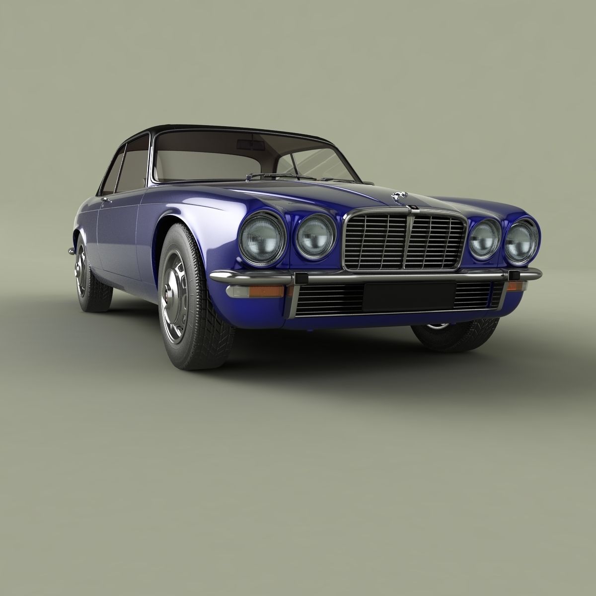 Jaguar XJ6C Coupe 3D model | CGTrader