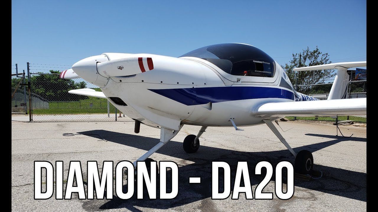 Diamond DA 20 Aircraft 3D model | CGTrader