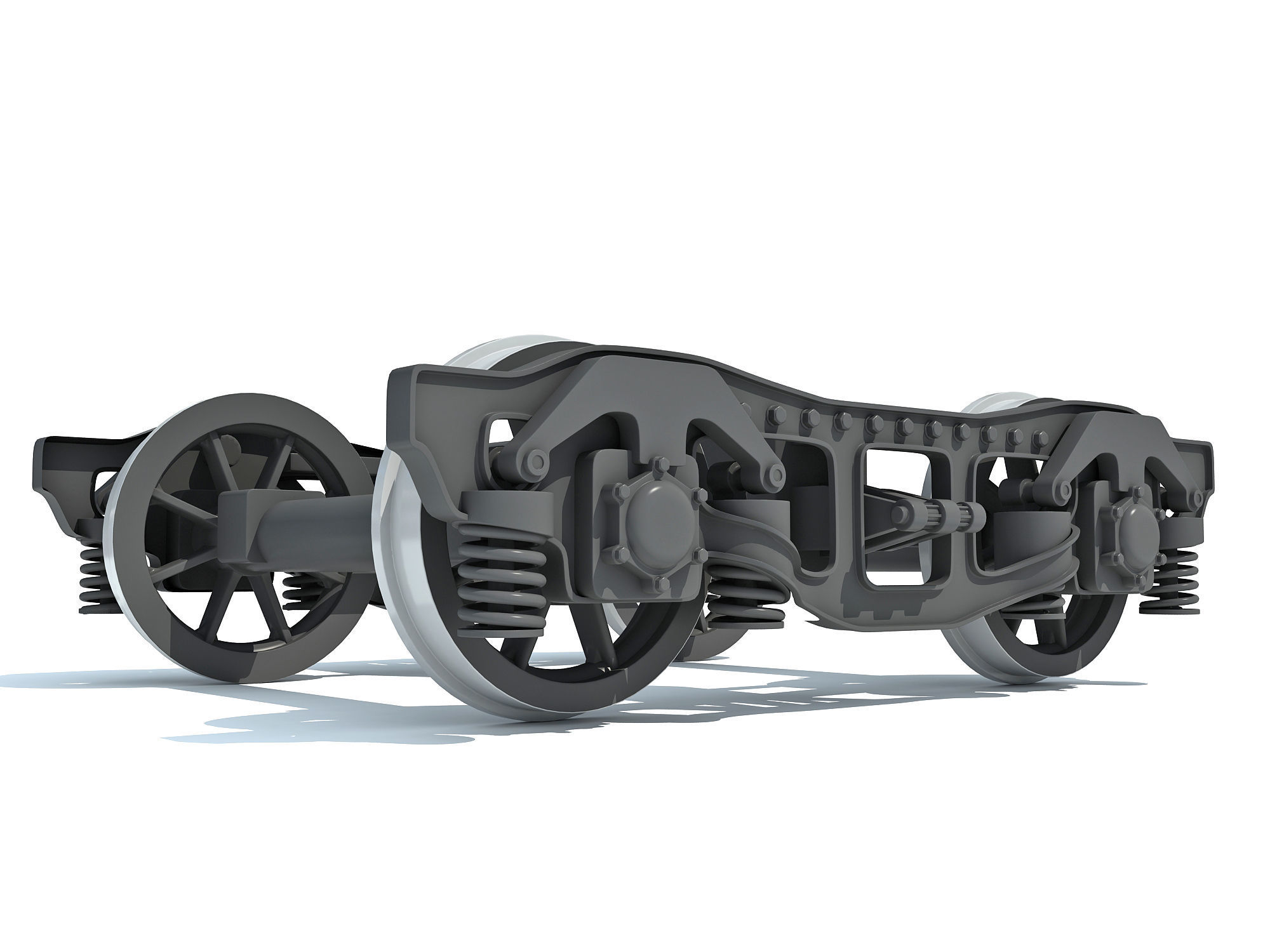 Train Wheels 3D model | CGTrader