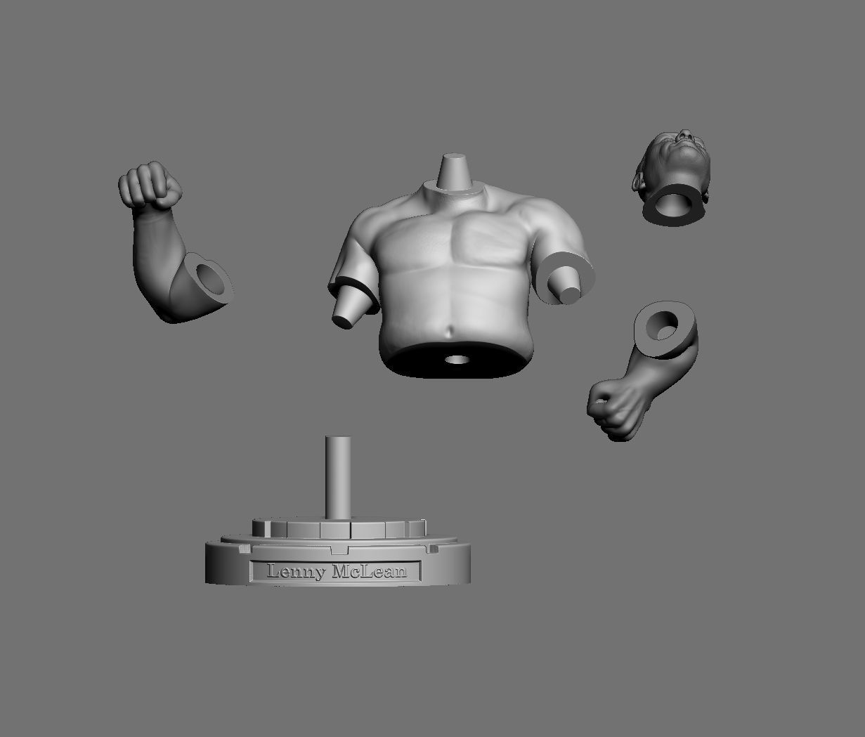 Lenny Mclan 3D model 3D printable | CGTrader