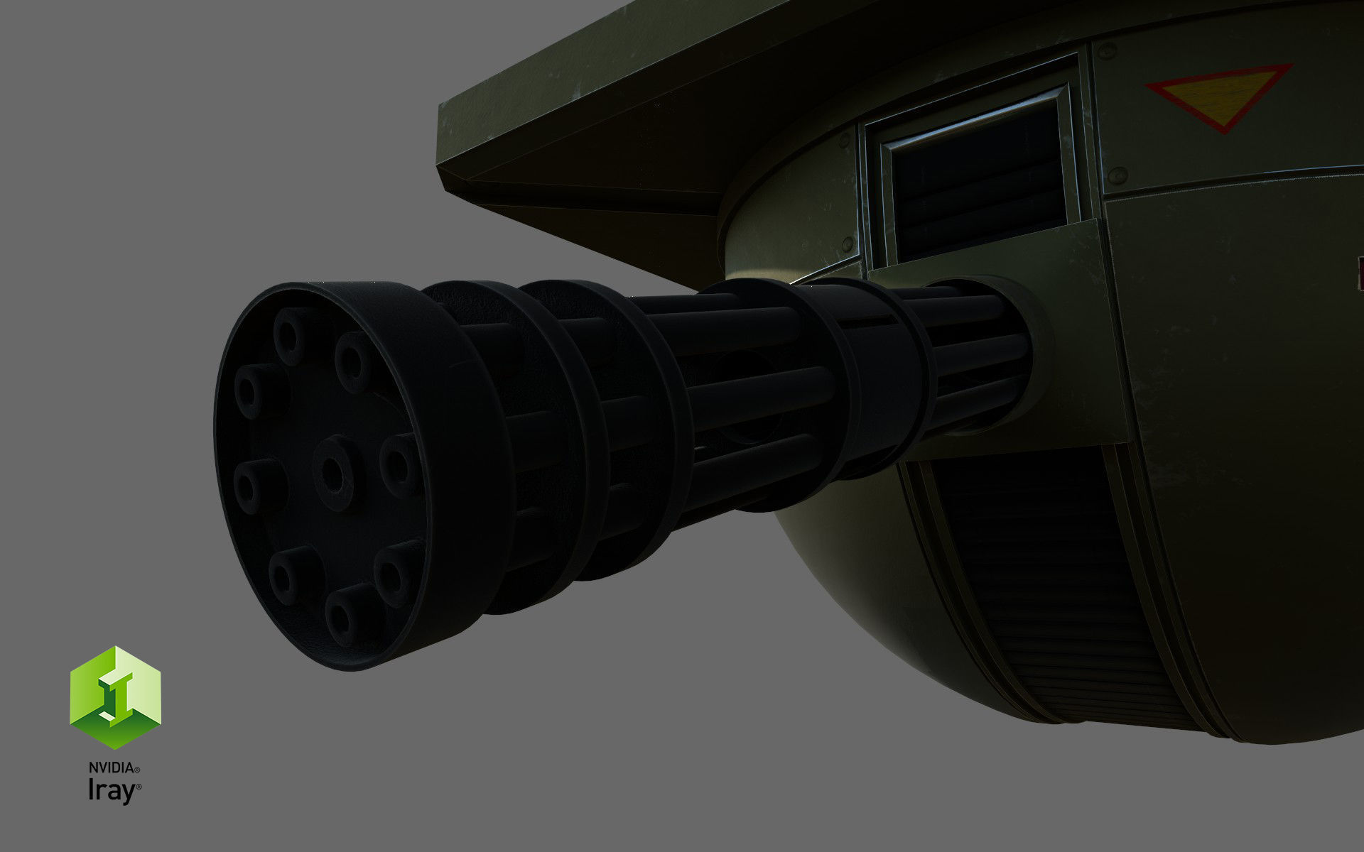 3D model Ceiling Turret VR / AR / low-poly | CGTrader