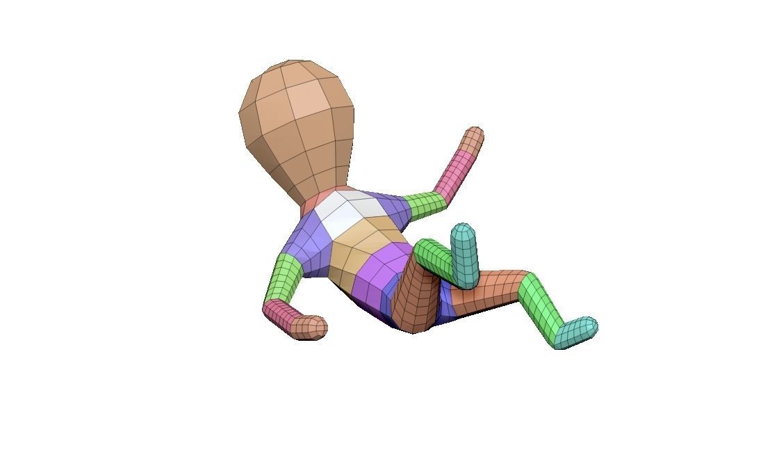 UFO Abduction - 4 pieces in a pack - low poly free VR / AR / low-poly 3D model | CGTrader