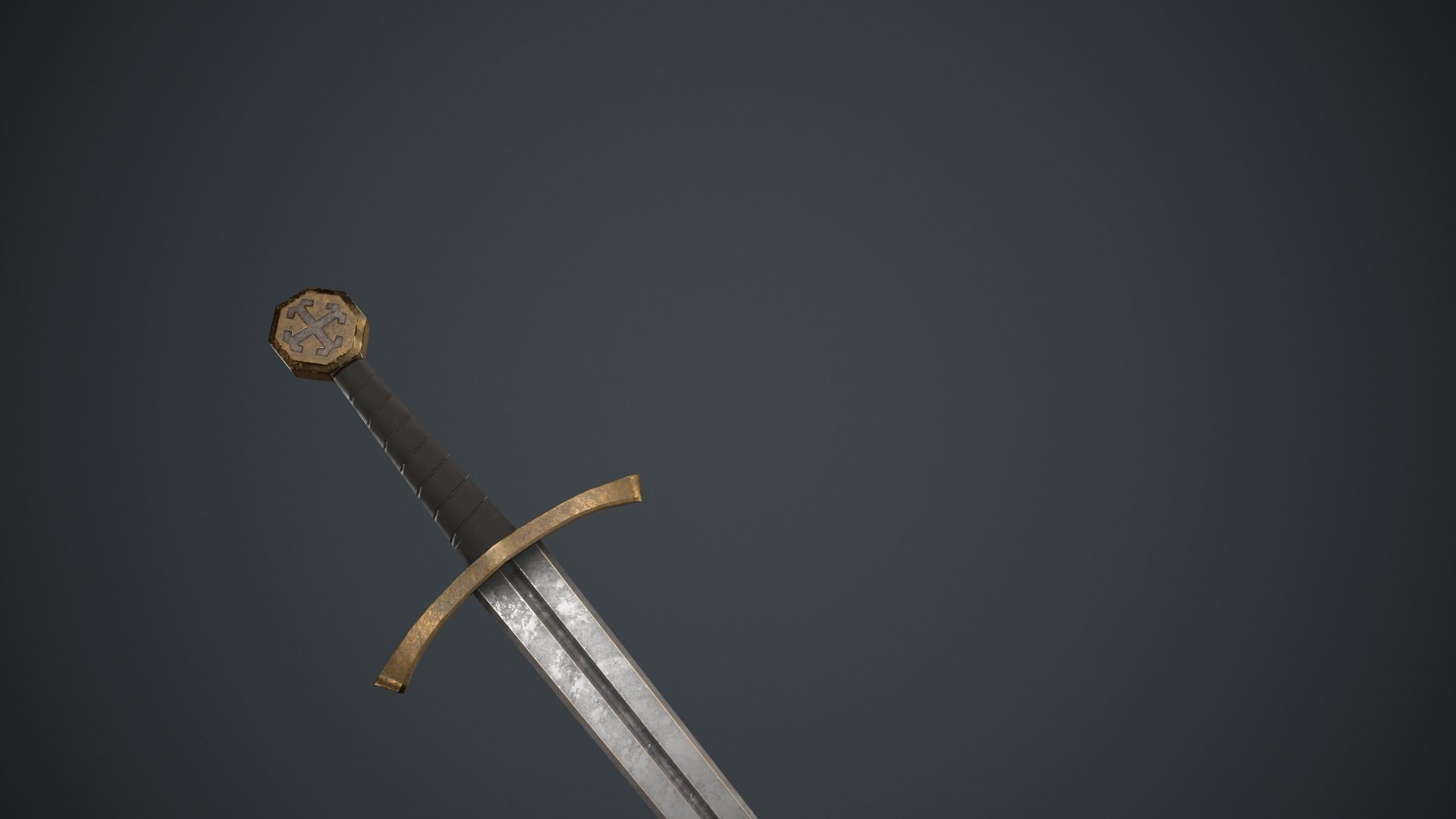 3D model Low Poly Medieval Sword VR / AR / low-poly | CGTrader