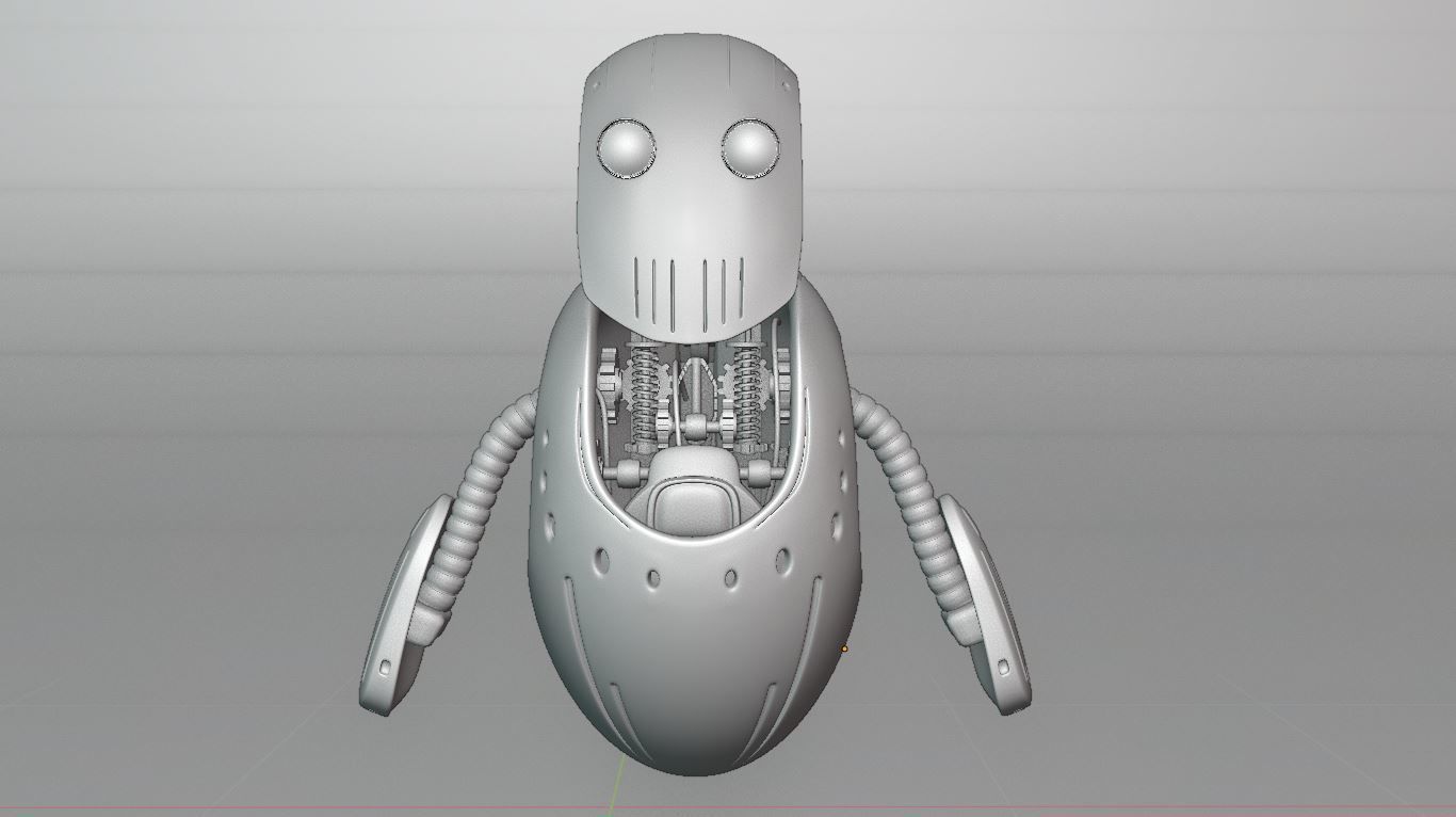 Scout Droid 3D model | CGTrader