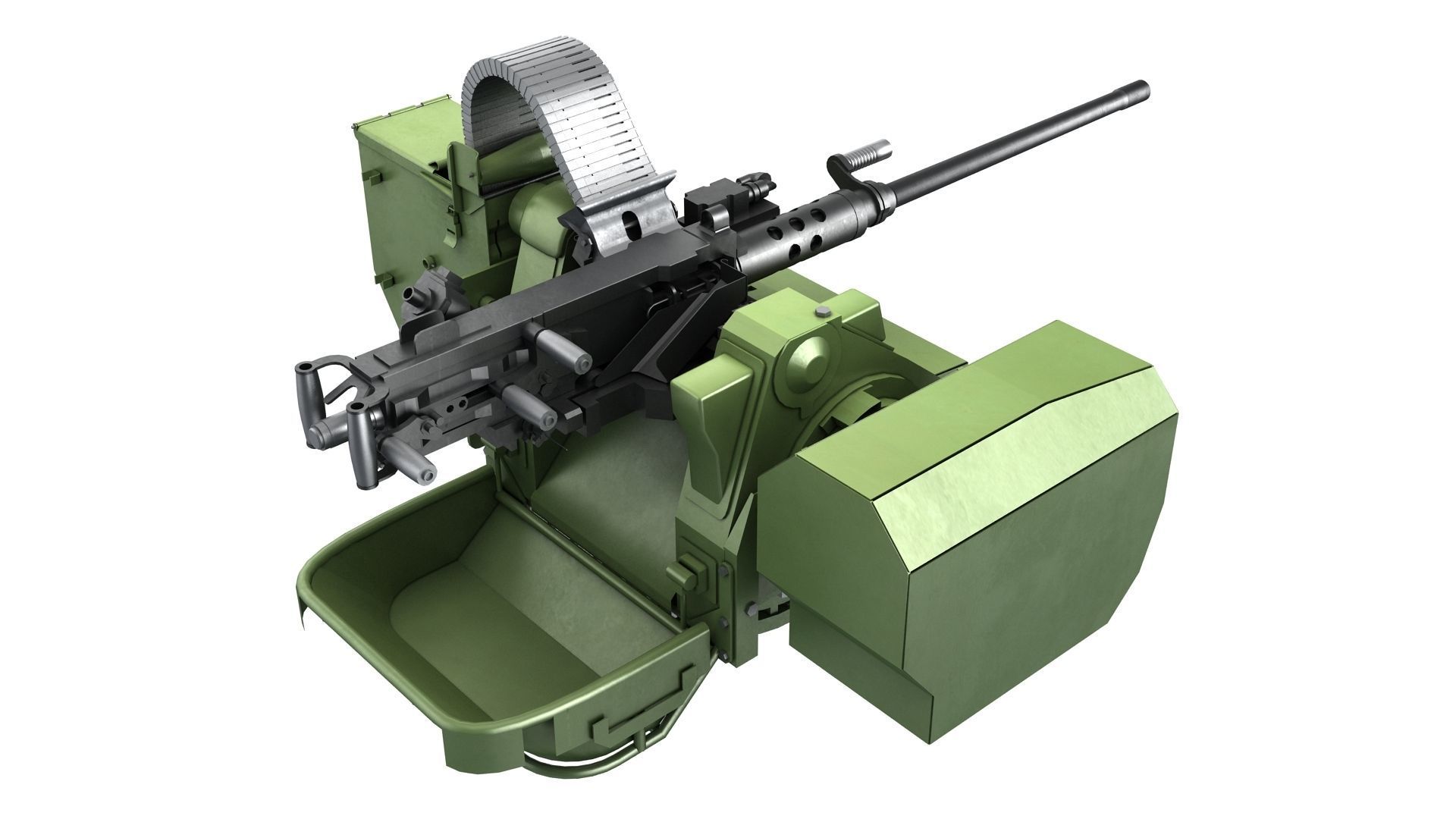 3D model Remote Controlled Weapon Station RCWS VR / AR / low-poly ...