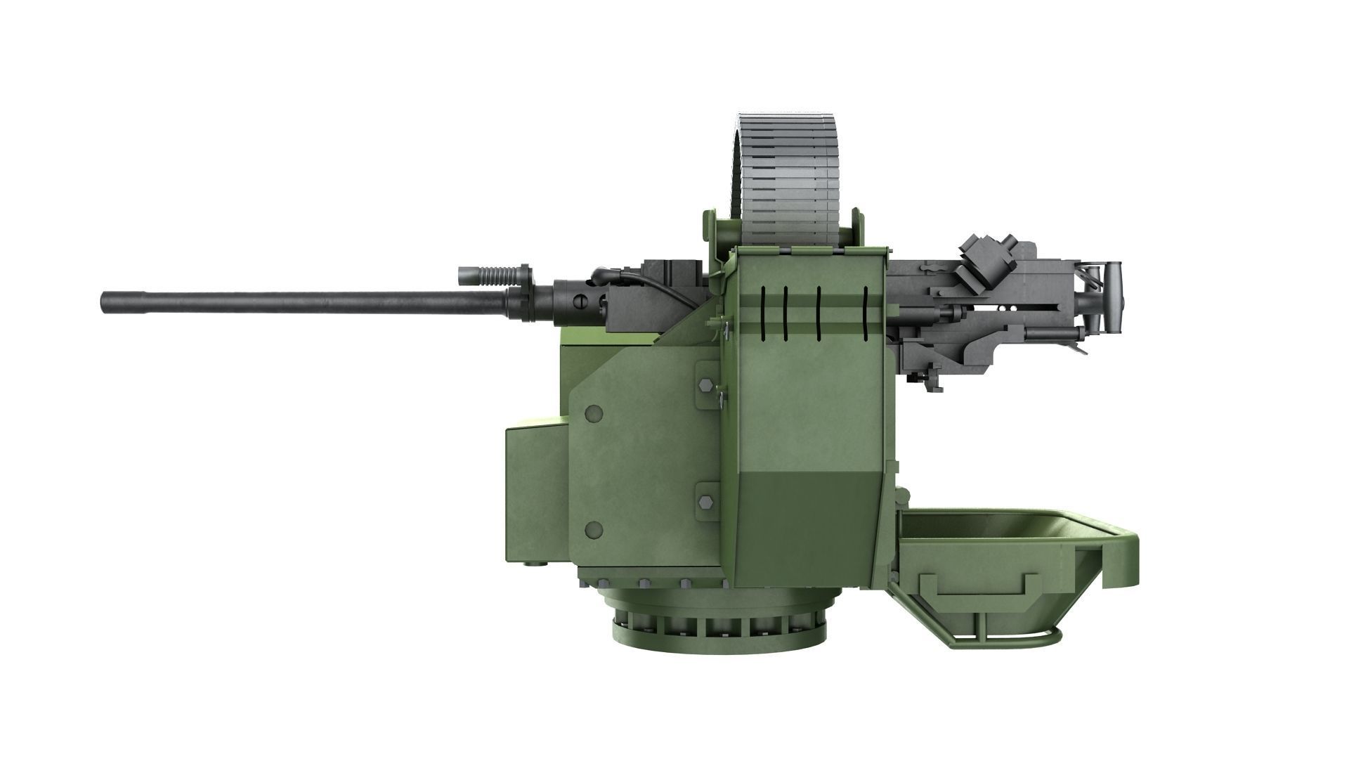 3D model Remote Controlled Weapon Station RCWS VR / AR / low-poly ...