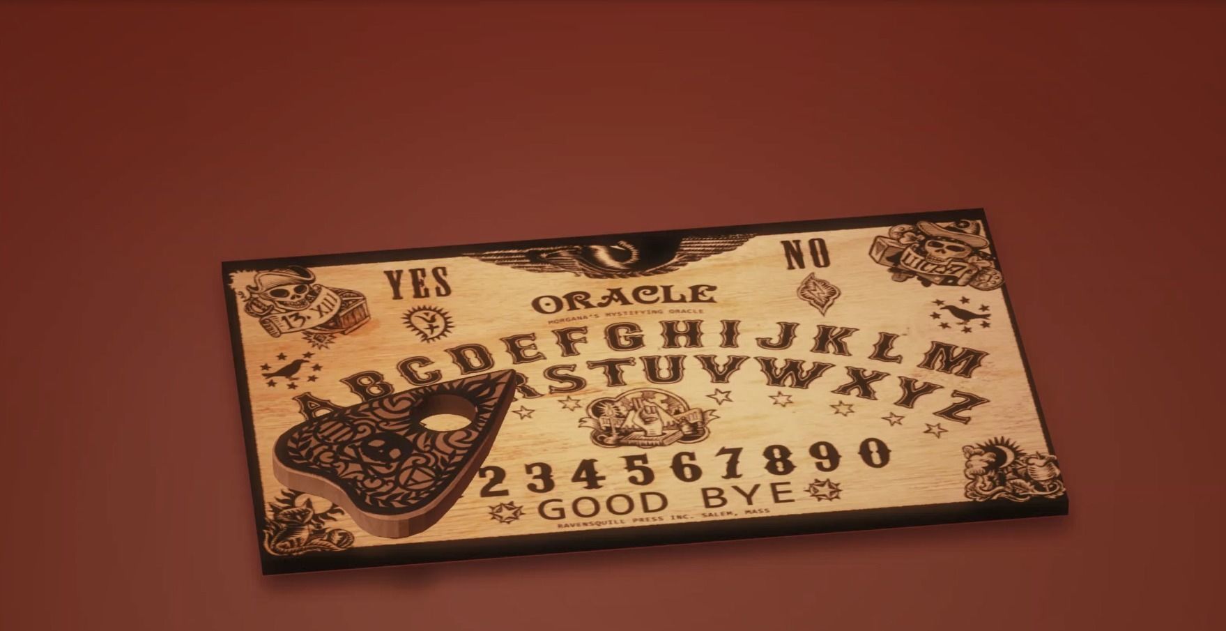 3D model ouija board with pointer VR / AR / low-poly | CGTrader