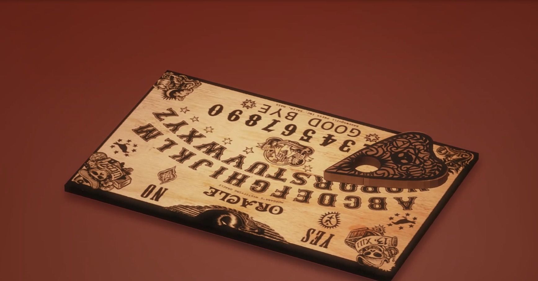 3D model ouija board with pointer VR / AR / low-poly | CGTrader