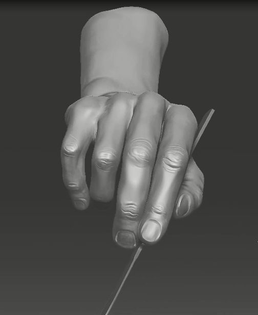 Surgeon Hand 3D model 3D printable | CGTrader