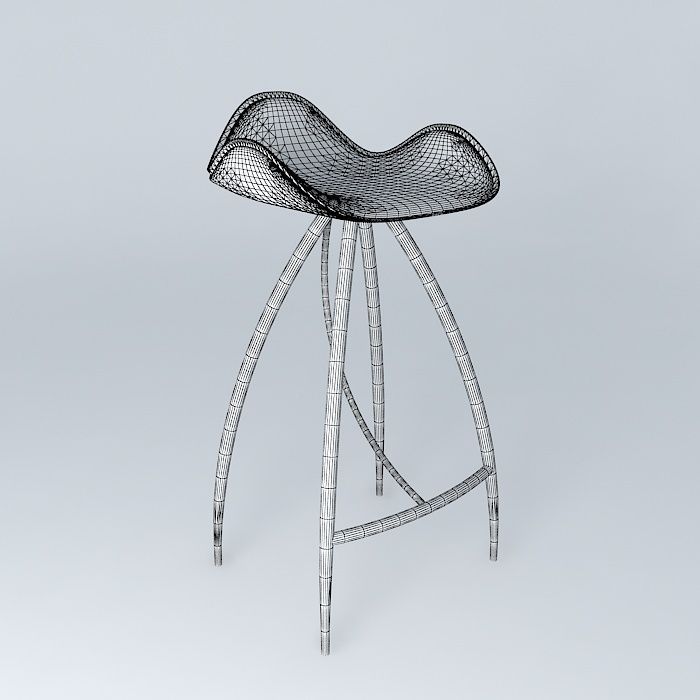 Bar Stool Spider free 3D model | CGTrader