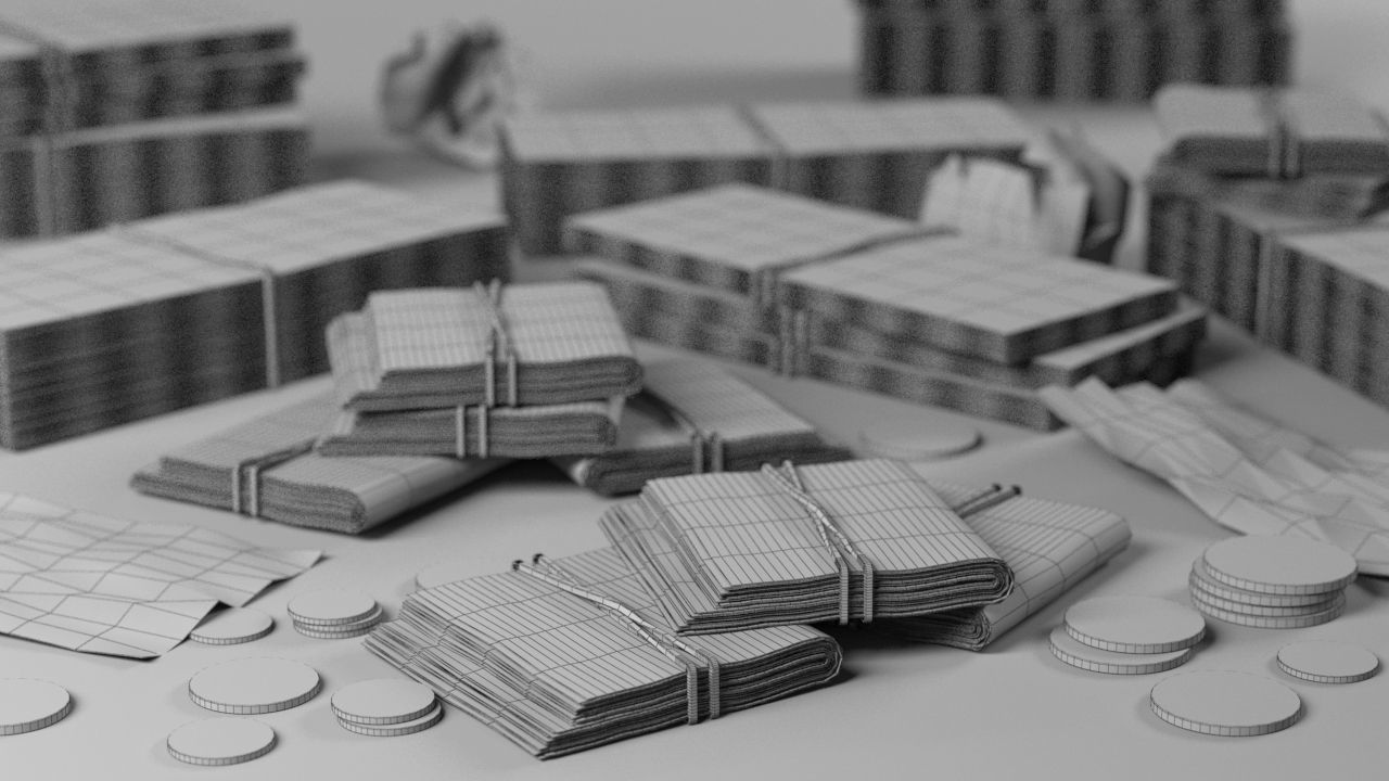 3D model American Dollar USD Currency Pack VR / AR / low-poly | CGTrader