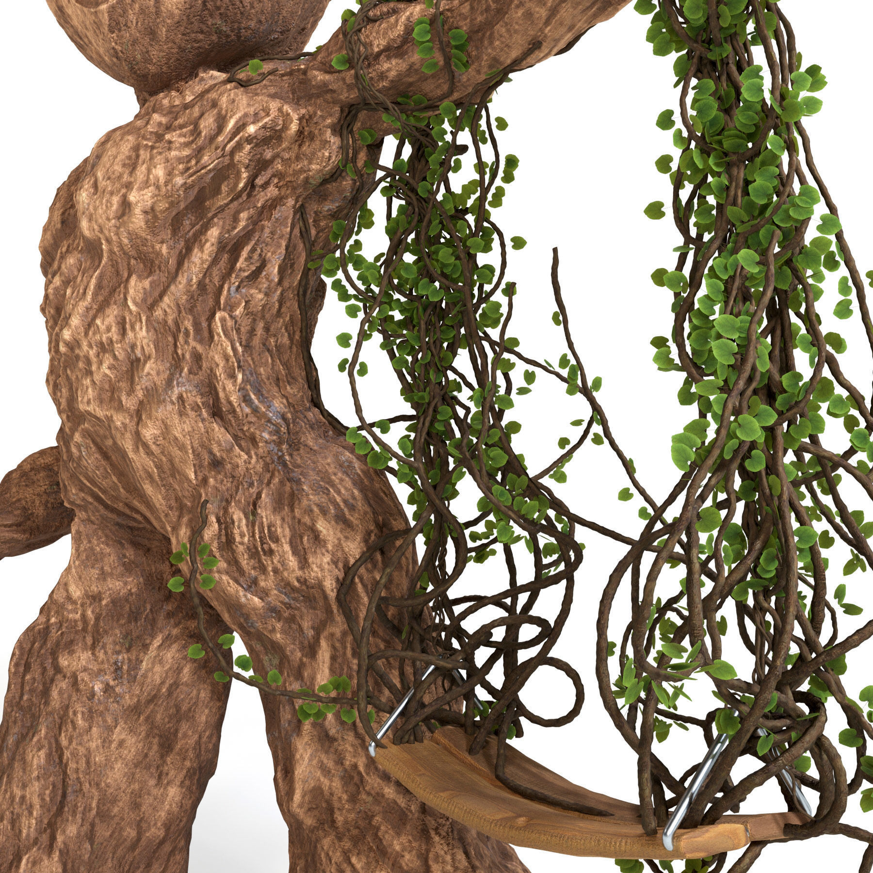 Baby Groot swing 3D model | CGTrader