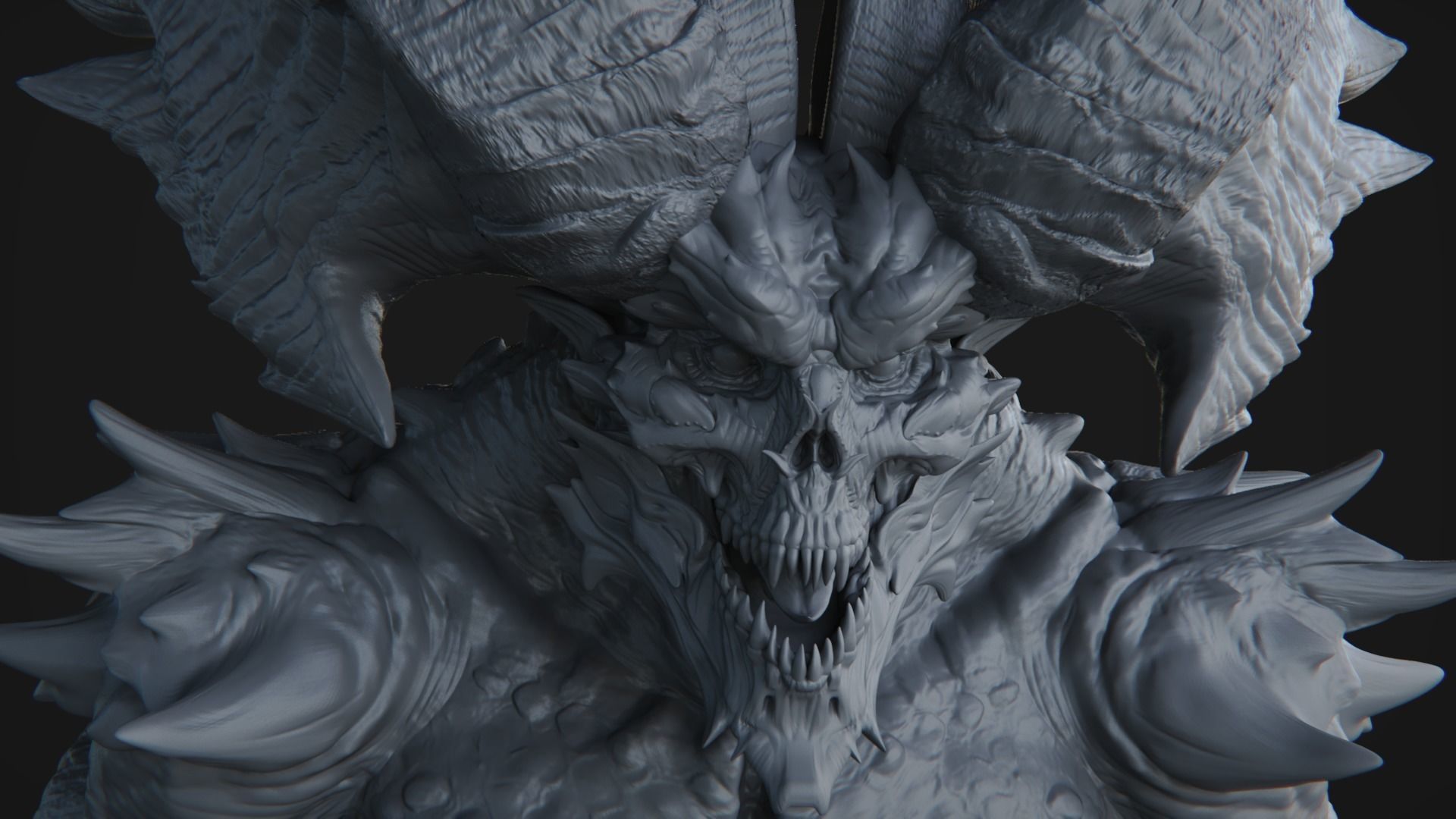 Demon 1 High Poly Sculpt 3D model | CGTrader