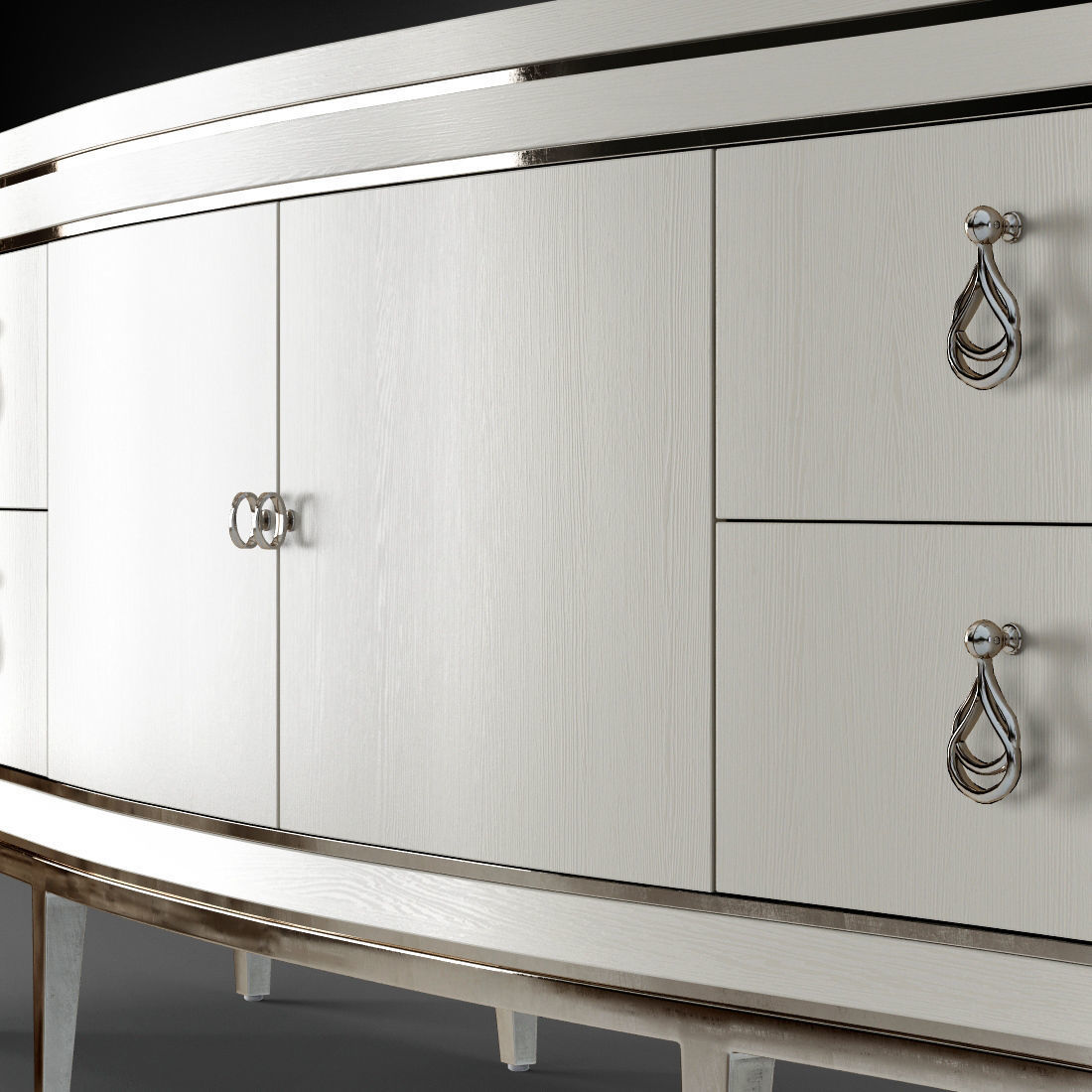 Bernhardt Calista Entertainment Console 3D model | CGTrader