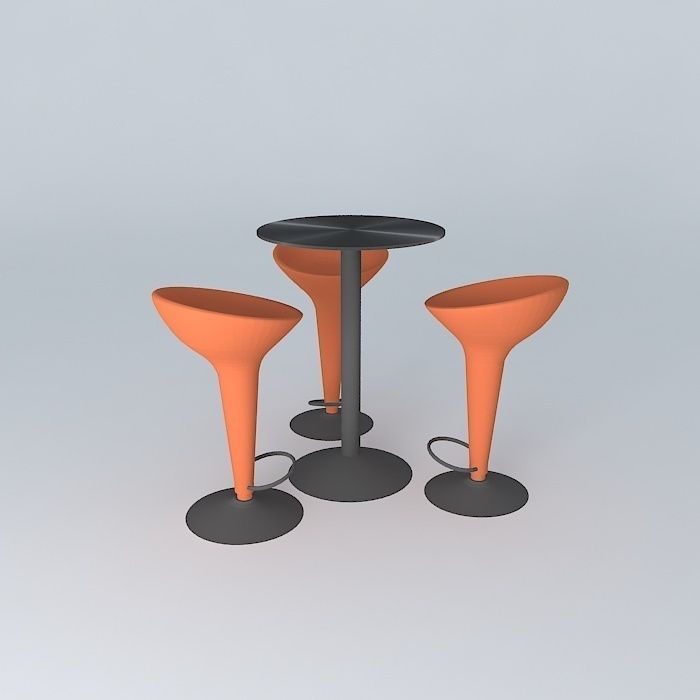 TABLE COCKTAIL free 3D model | CGTrader