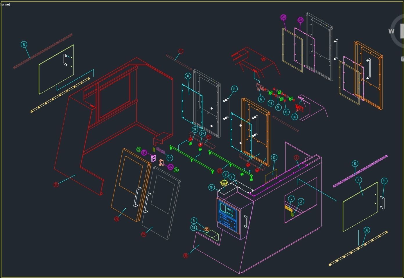 CNC Vertical Machining Center VMC-800 3D model | CGTrader