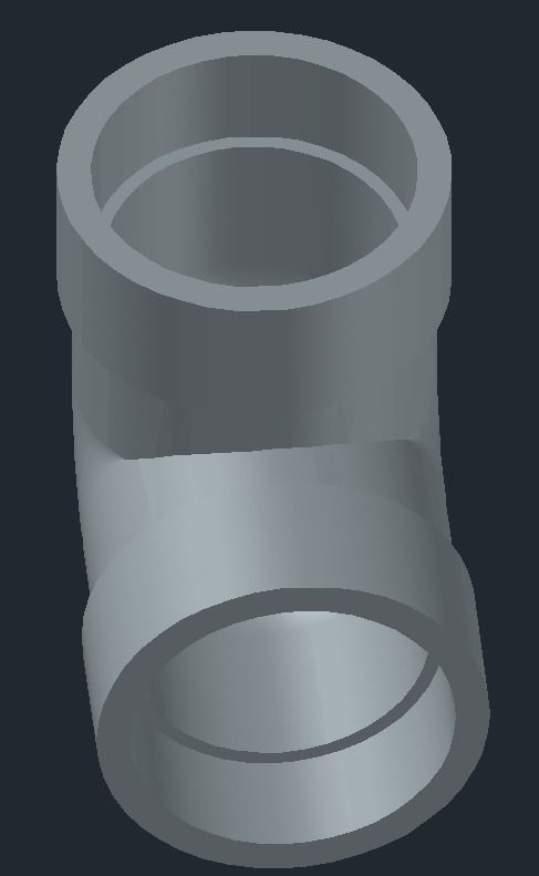 Elbow pipe 3D model 3D printable | CGTrader