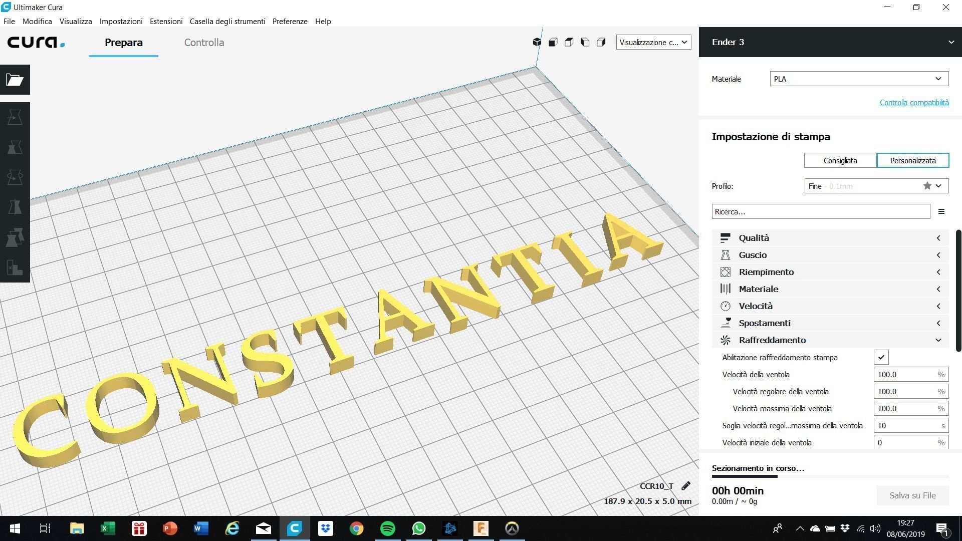 CONSTANTIA font uppercase and lowercase 3D letters STL file 3D model 3D ...