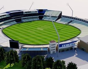 Cricket stadium 3D Models | CGTrader