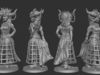 Gothic Girl Pinup 3D print model - FREE free 3D model 3D printable ...
