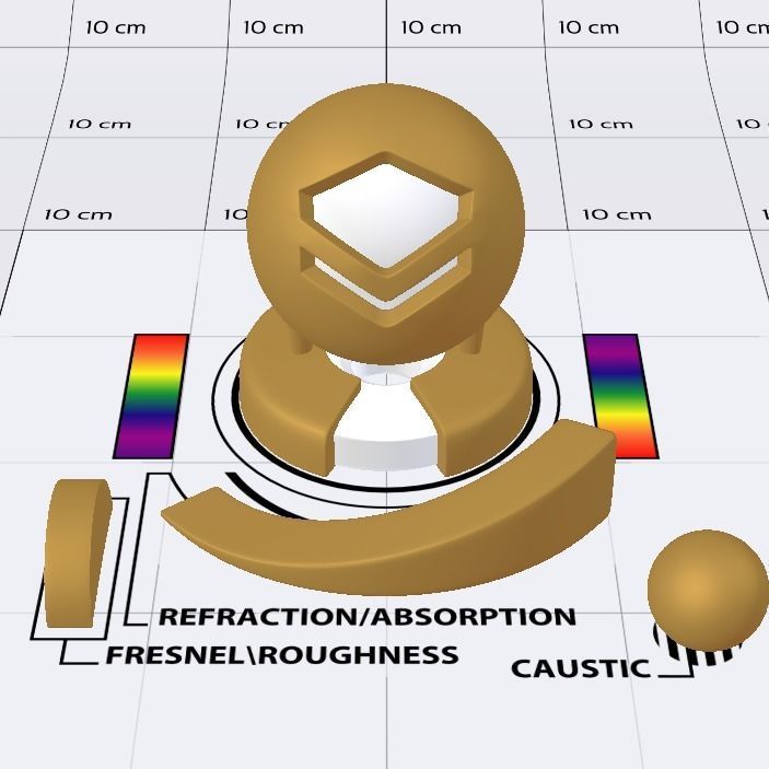 Texture Gold Shader VR / AR / low-poly | CGTrader