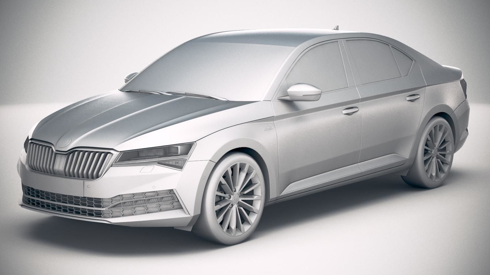 Skoda Superb 2020 3D model | CGTrader
