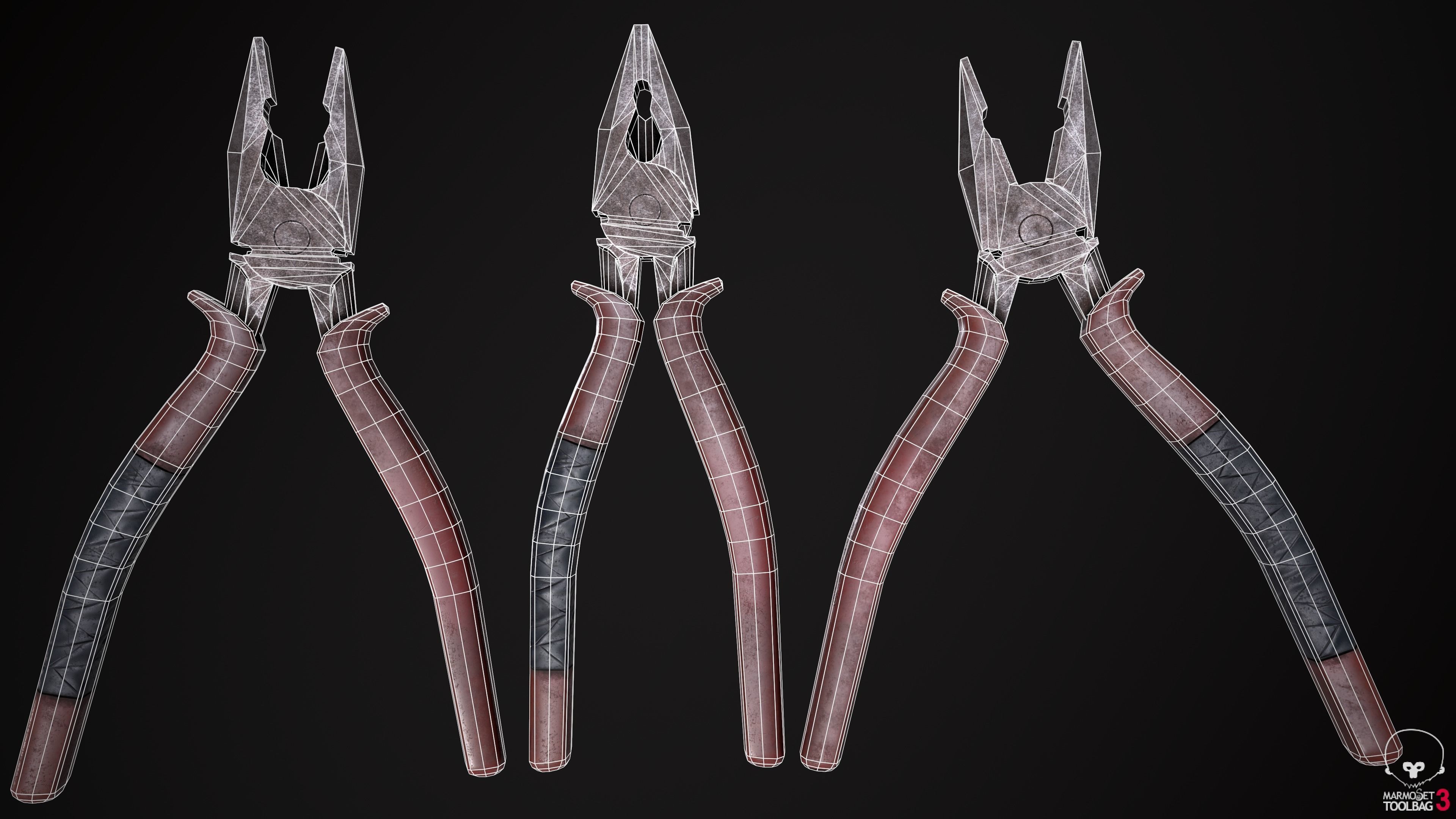 3D model Pliar pliers VR / AR / low-poly | CGTrader