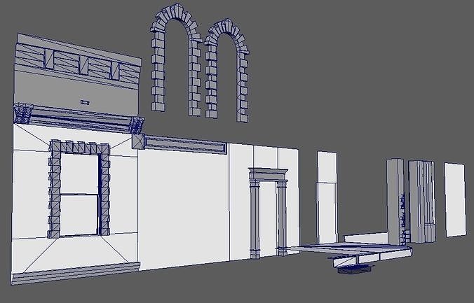 panel house free VR / AR / low-poly 3D model | CGTrader