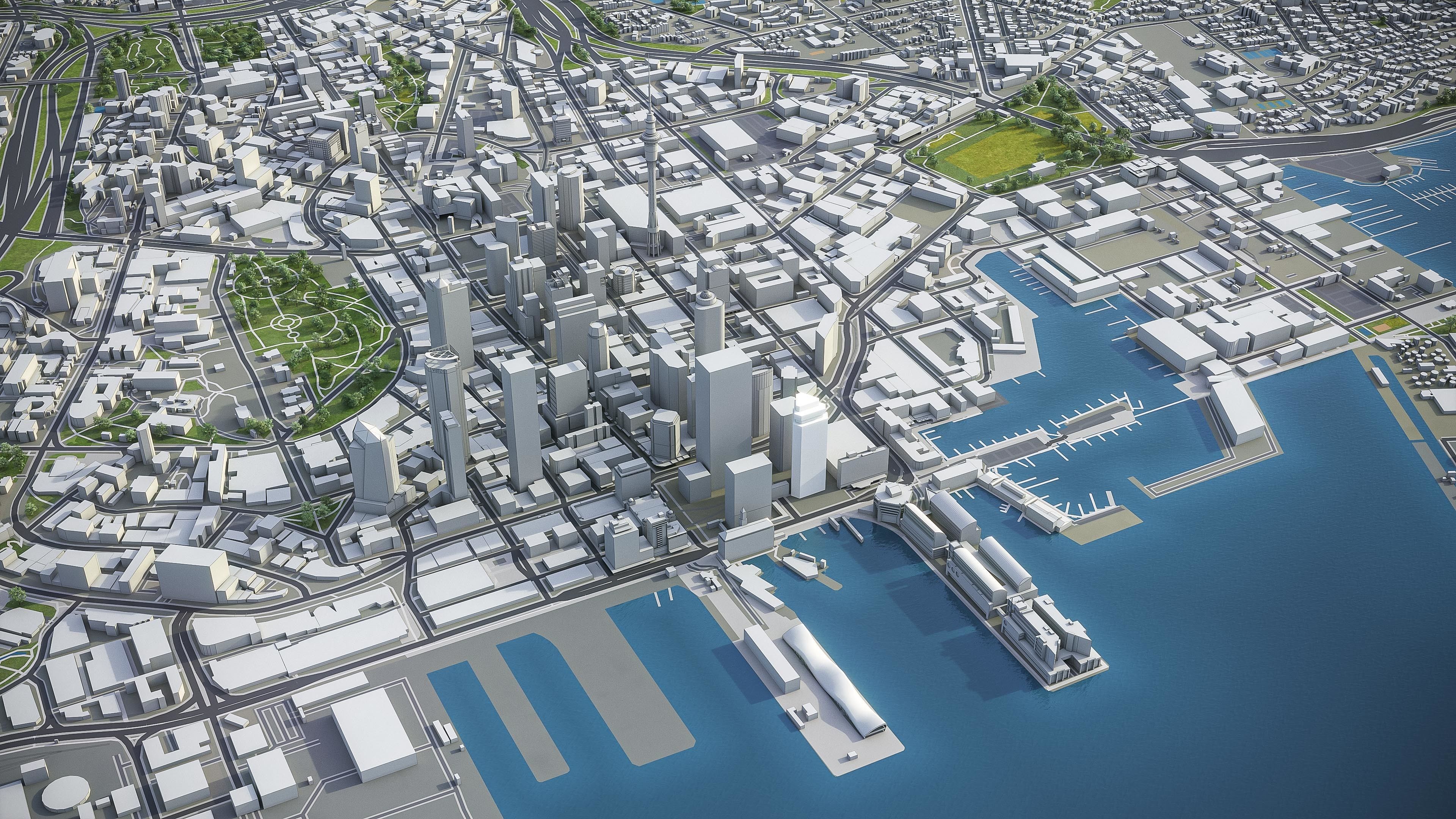 3D model Auckland VR / AR / low-poly | CGTrader