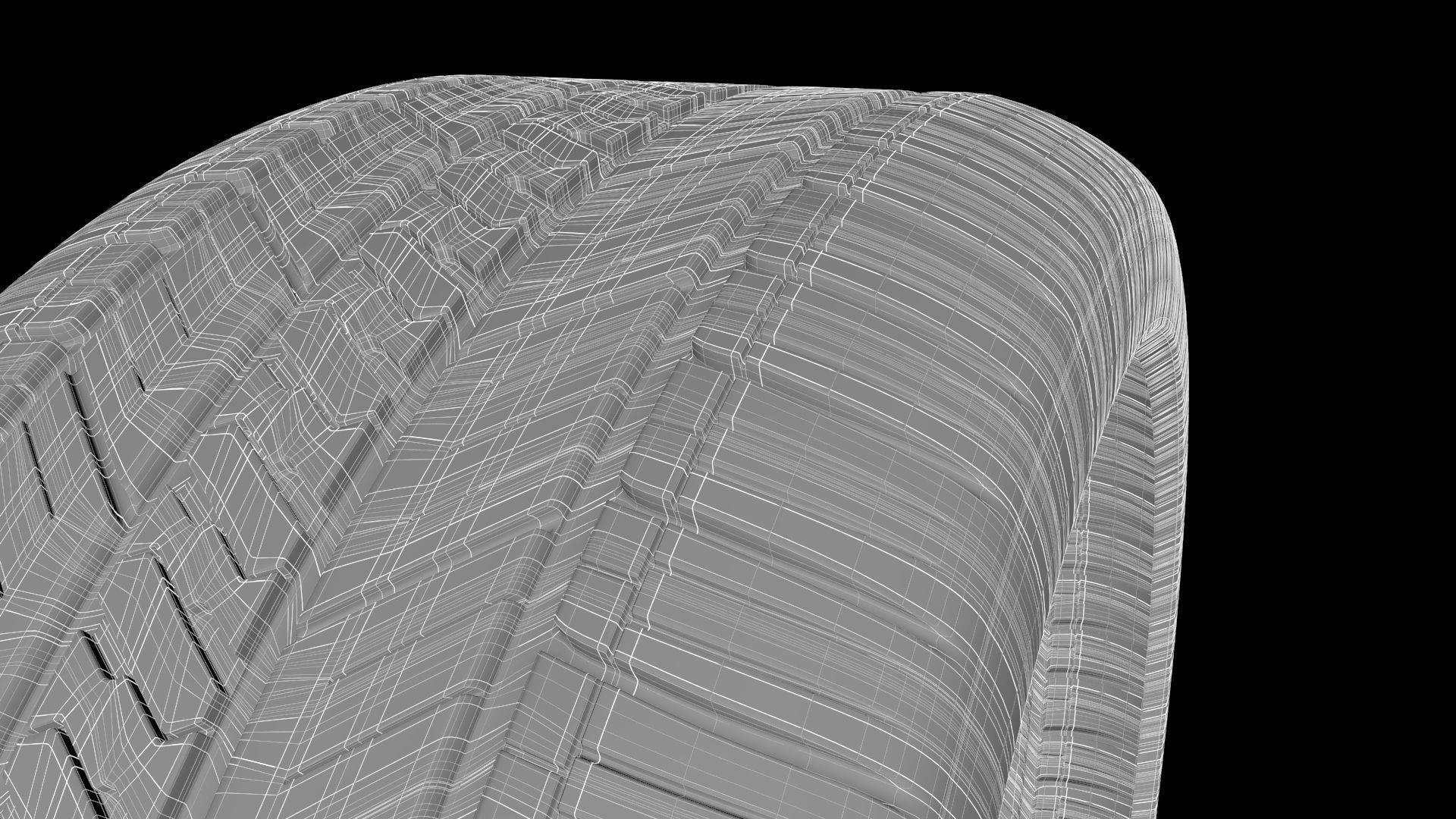 Tire - High-detail tire patern 3D model | CGTrader