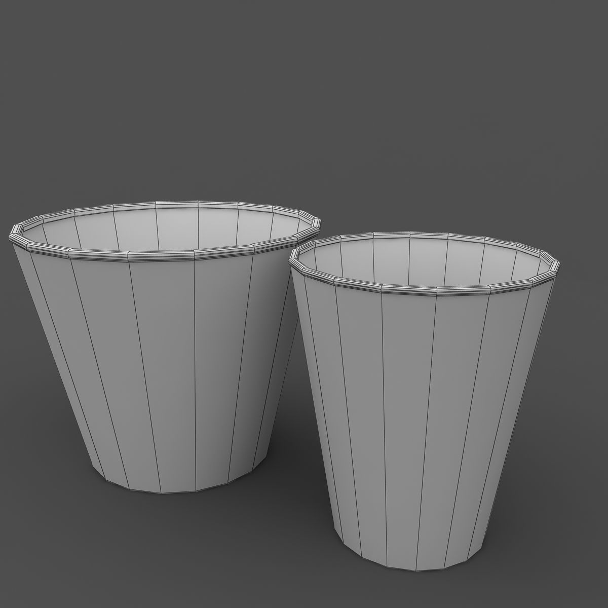 Popcorn Bucket 3D model | CGTrader