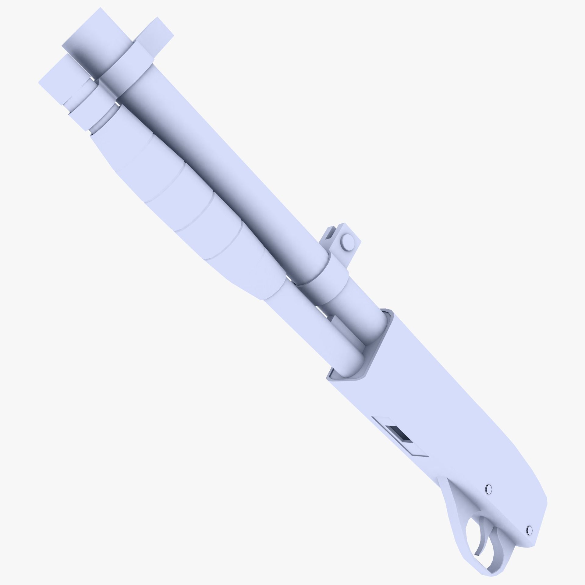 3D model Masterkey Shotgun Attachment VR / AR / low-poly | CGTrader