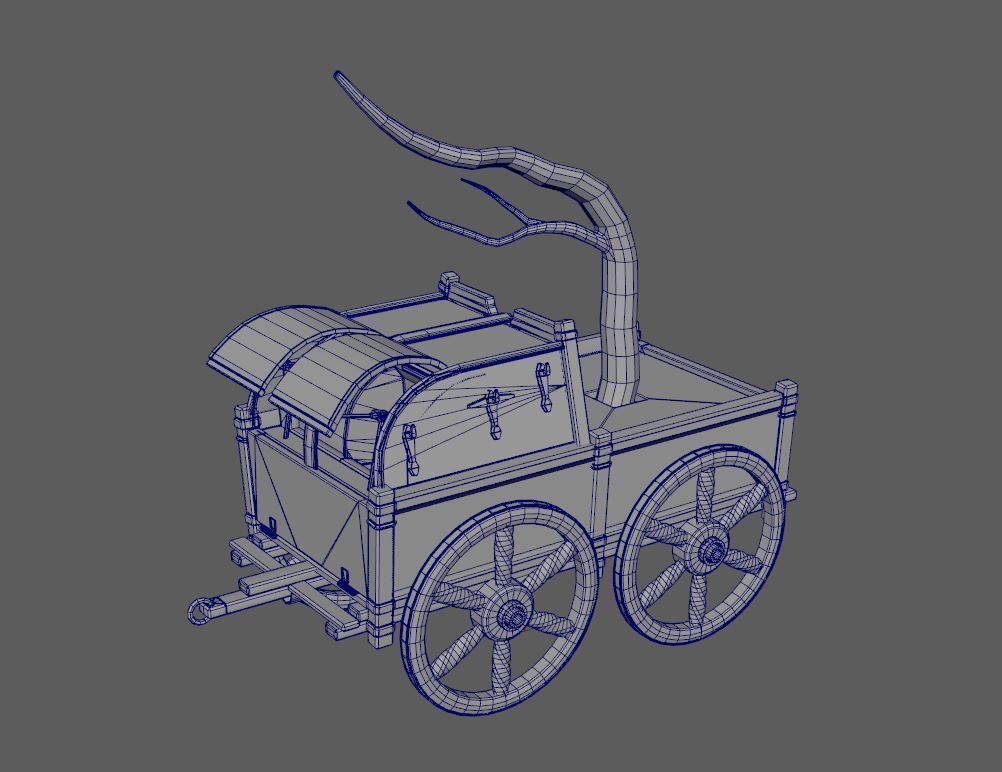 3D model Carriage - 03 VR / AR / low-poly | CGTrader
