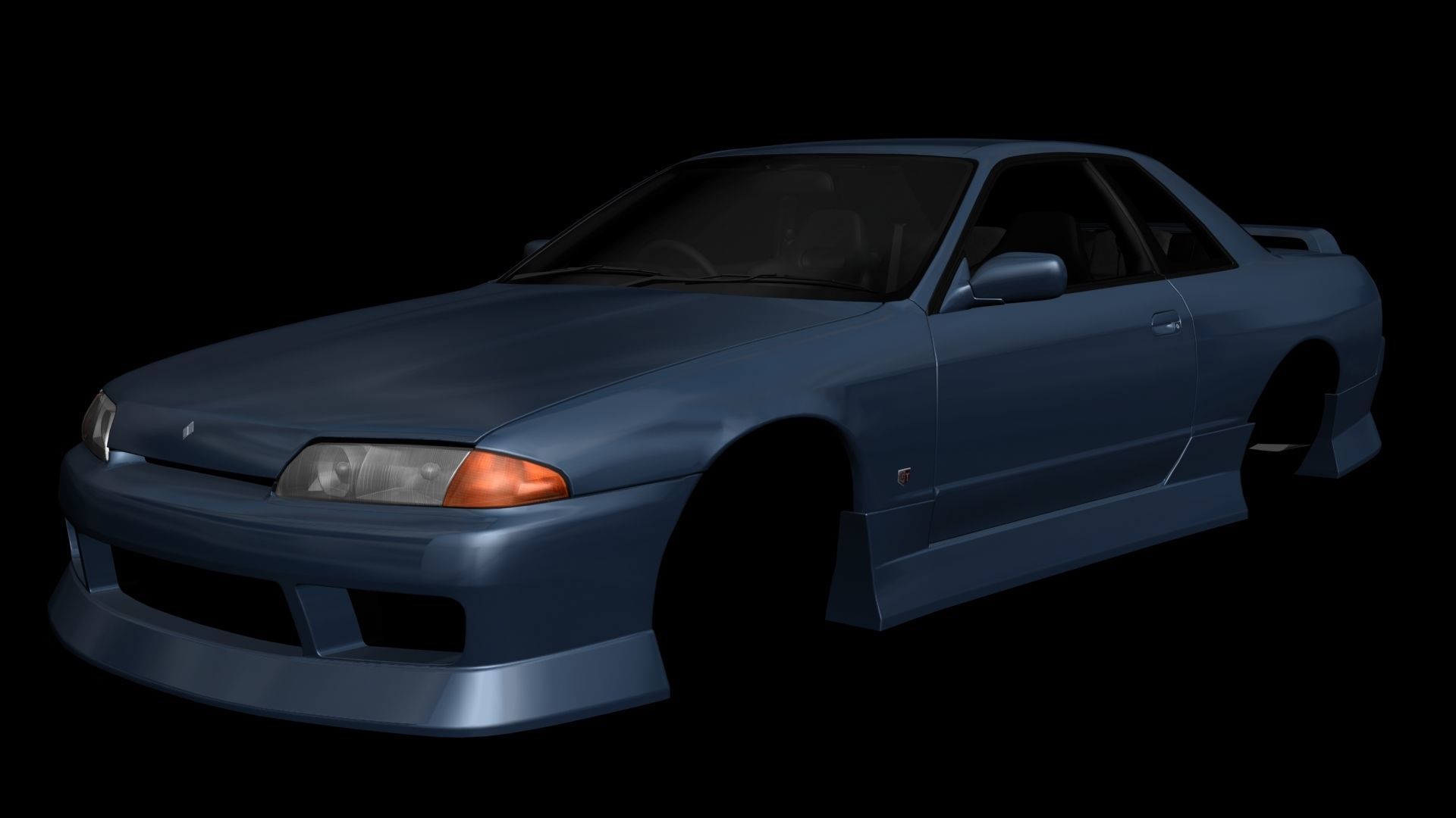 3D model Nissan Skyline R32 GTS-t VR / AR / low-poly | CGTrader
