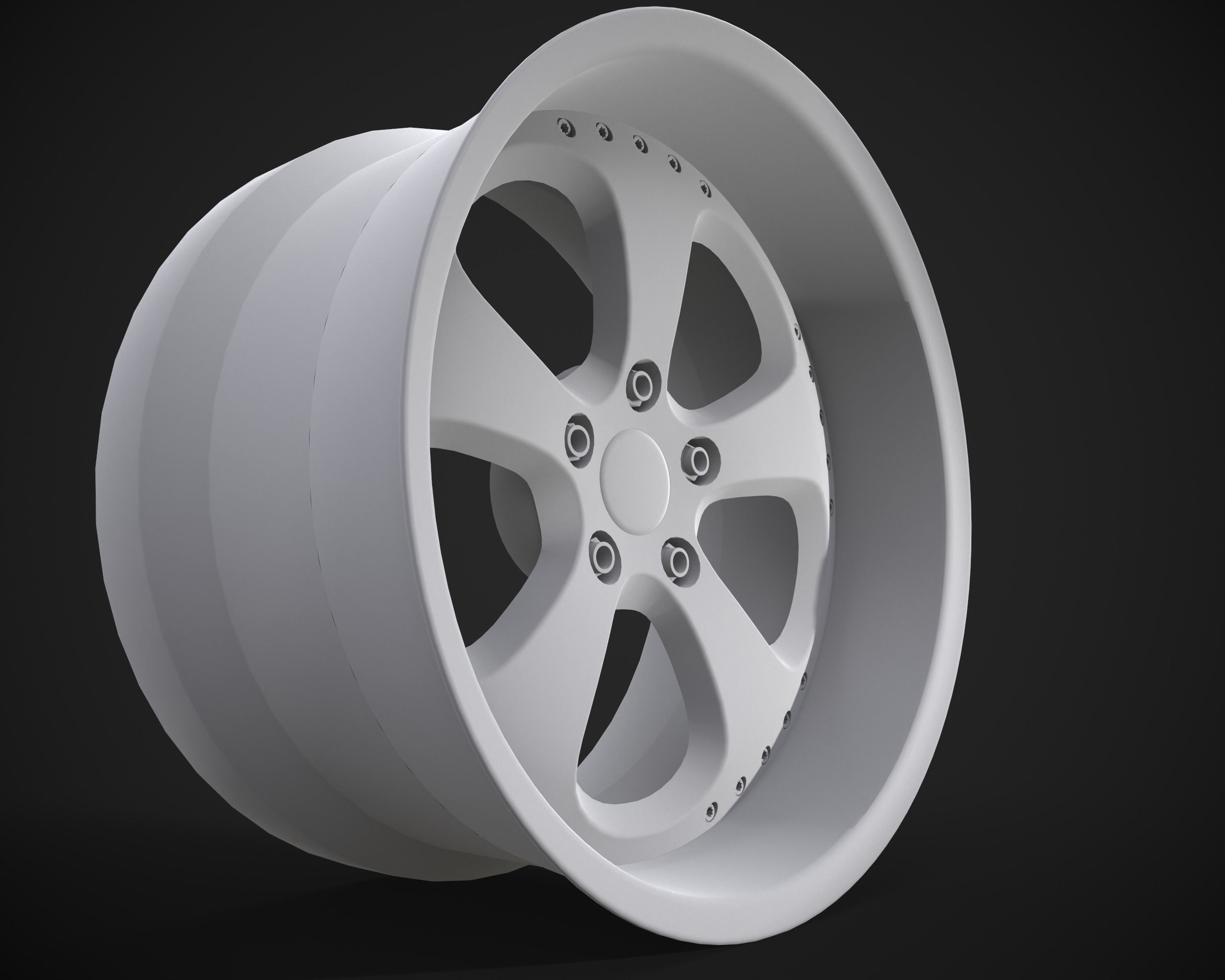 3D model Enkei ABC rim VR / AR / low-poly | CGTrader