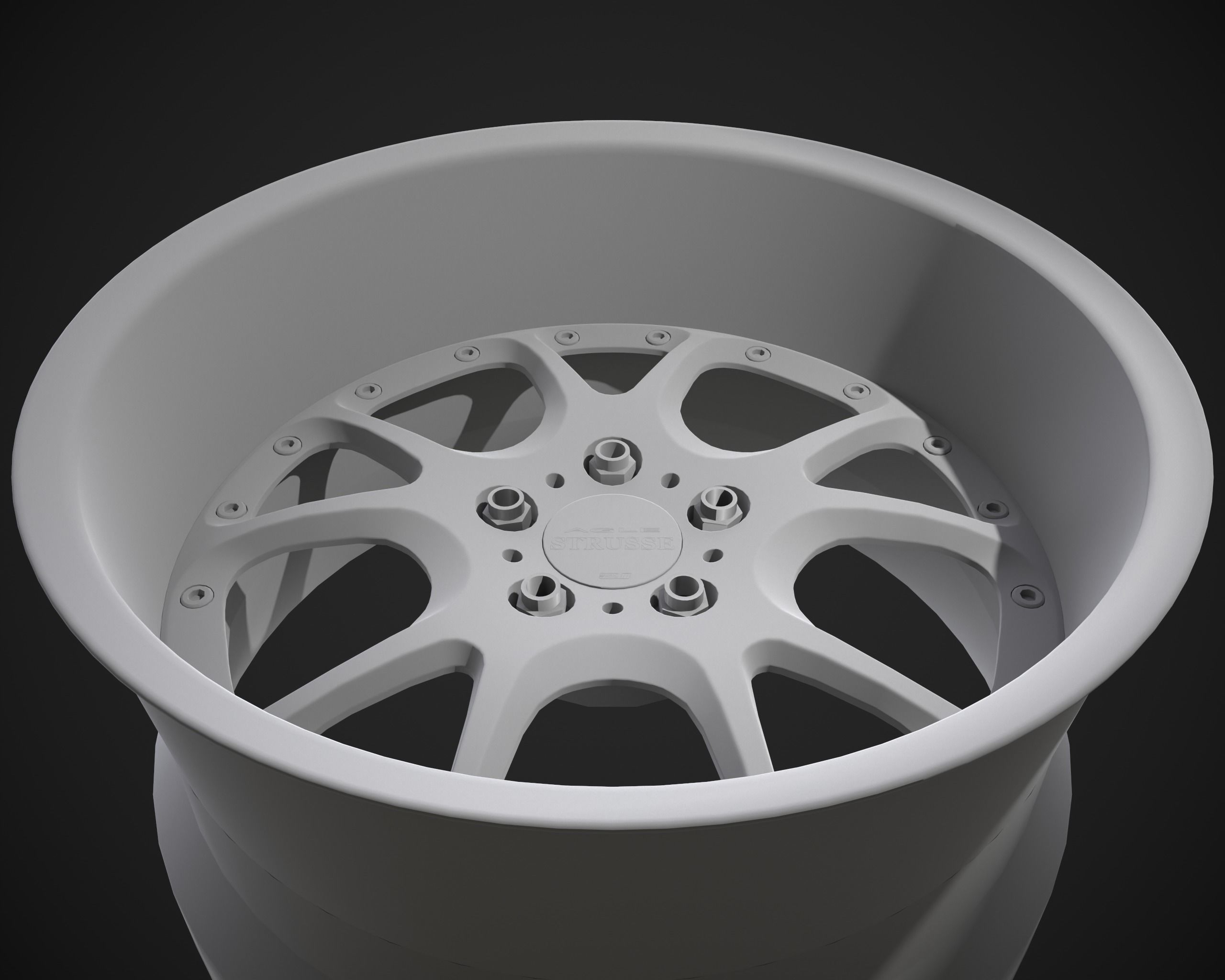 3D model SSR Agle Strusse rim VR / AR / low-poly | CGTrader