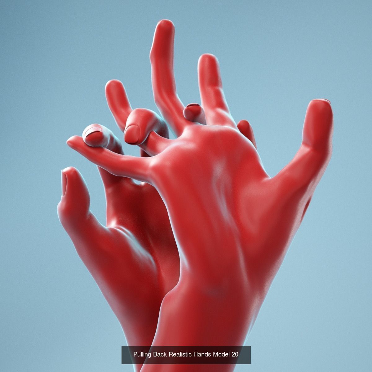 11 Interacting Realistic Hands 3D Model Collection | CGTrader