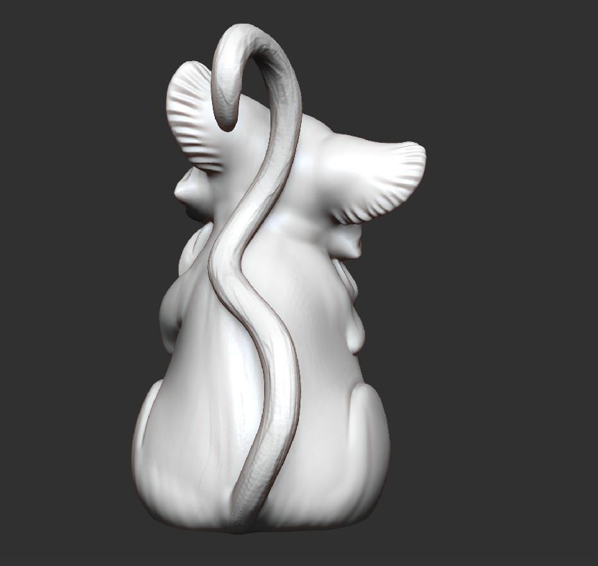 Rat for 3d printing 3D model 3D printable | CGTrader