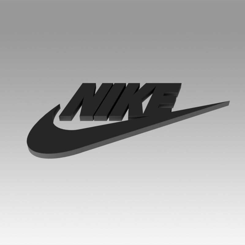 Nike logo 3D model | CGTrader