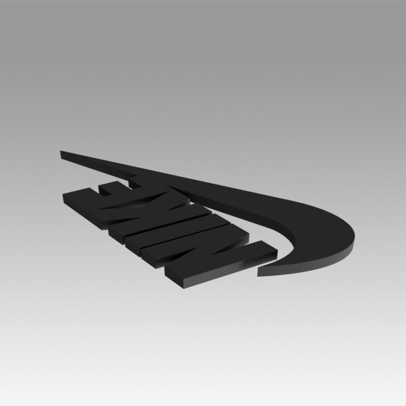 Nike logo 3D model | CGTrader