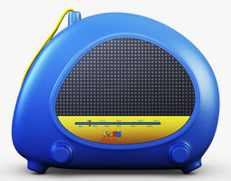 Old Time Radio 3D Model .max - CGTrader.com