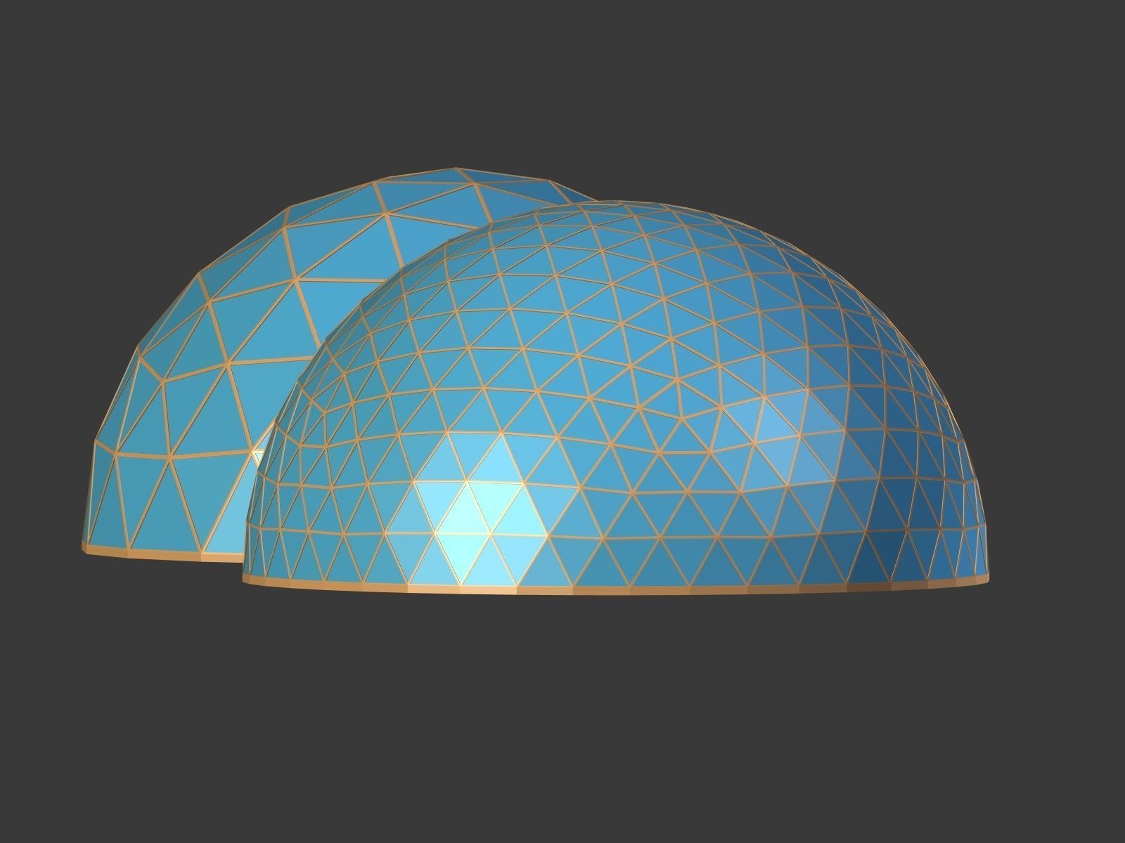 3D model Geodesic Dome VR / AR / low-poly | CGTrader