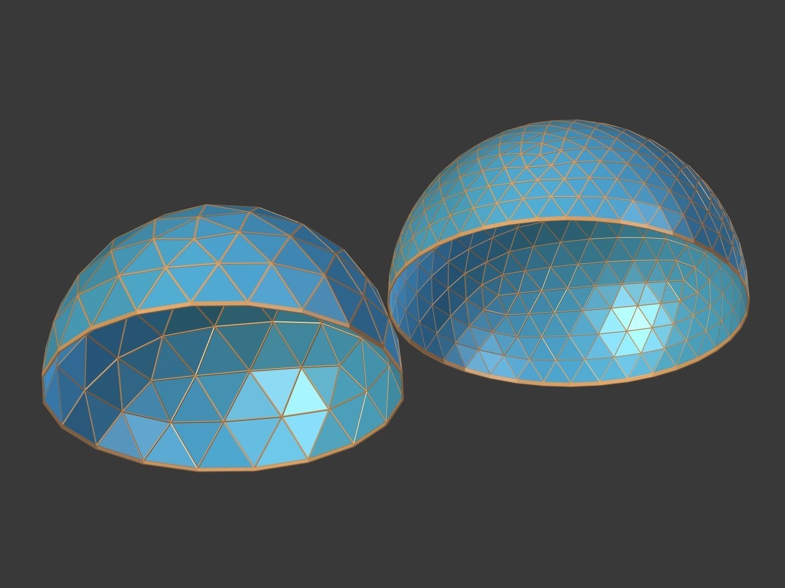 3D model Geodesic Dome VR / AR / low-poly | CGTrader