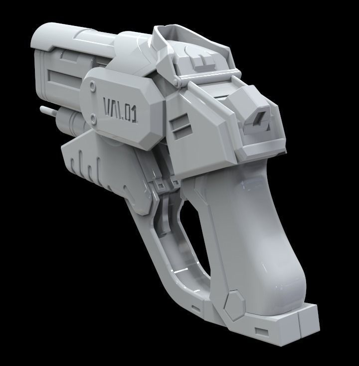 Mercy combat medic gun Overwatch 3D model 3D printable | CGTrader