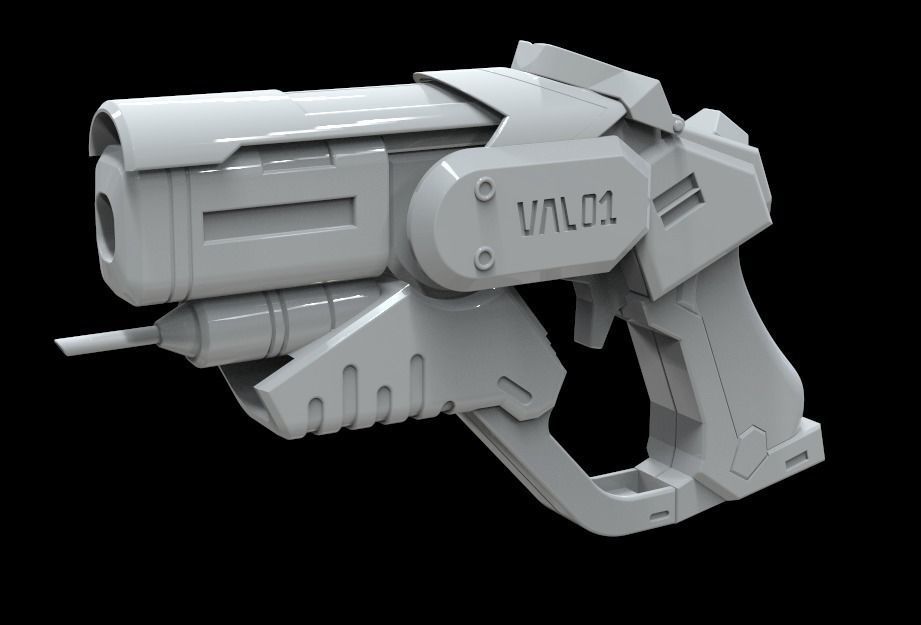 Mercy combat medic gun Overwatch 3D model 3D printable | CGTrader