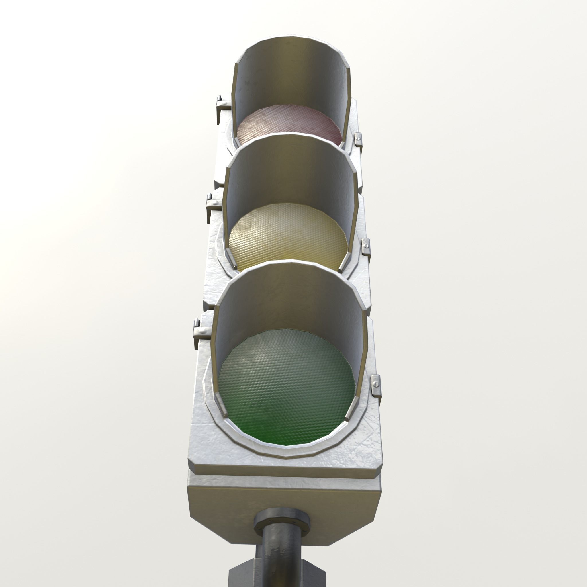 3D model Game-ready retro traffic lights - Unity - UE4 VR / AR / low ...